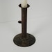 Antique Hog Scraper Candlestick Holder, Primitive, Rustic, Rusty Metal ...