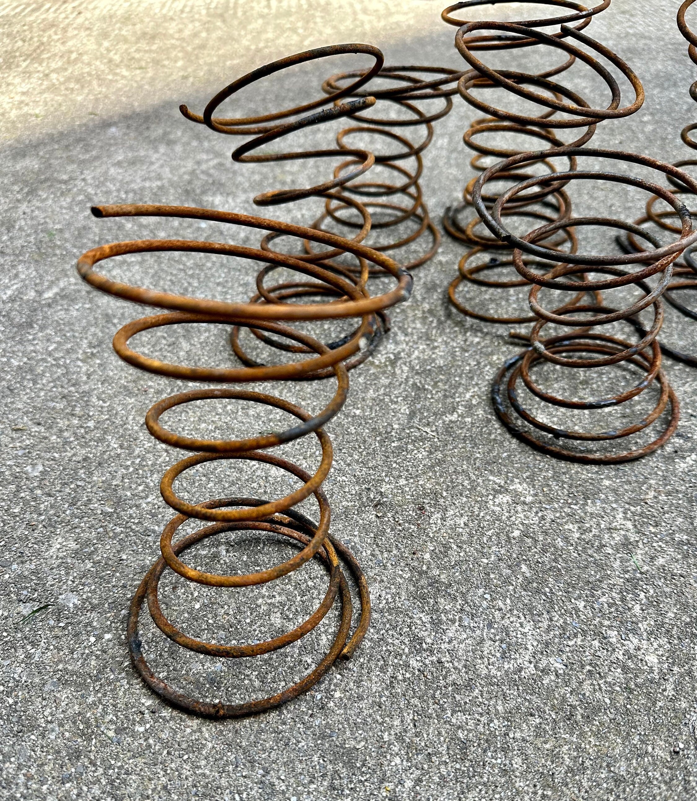 Vintage Springs Salvaged From 1920's Boudoir Chair, Eight Antique ...