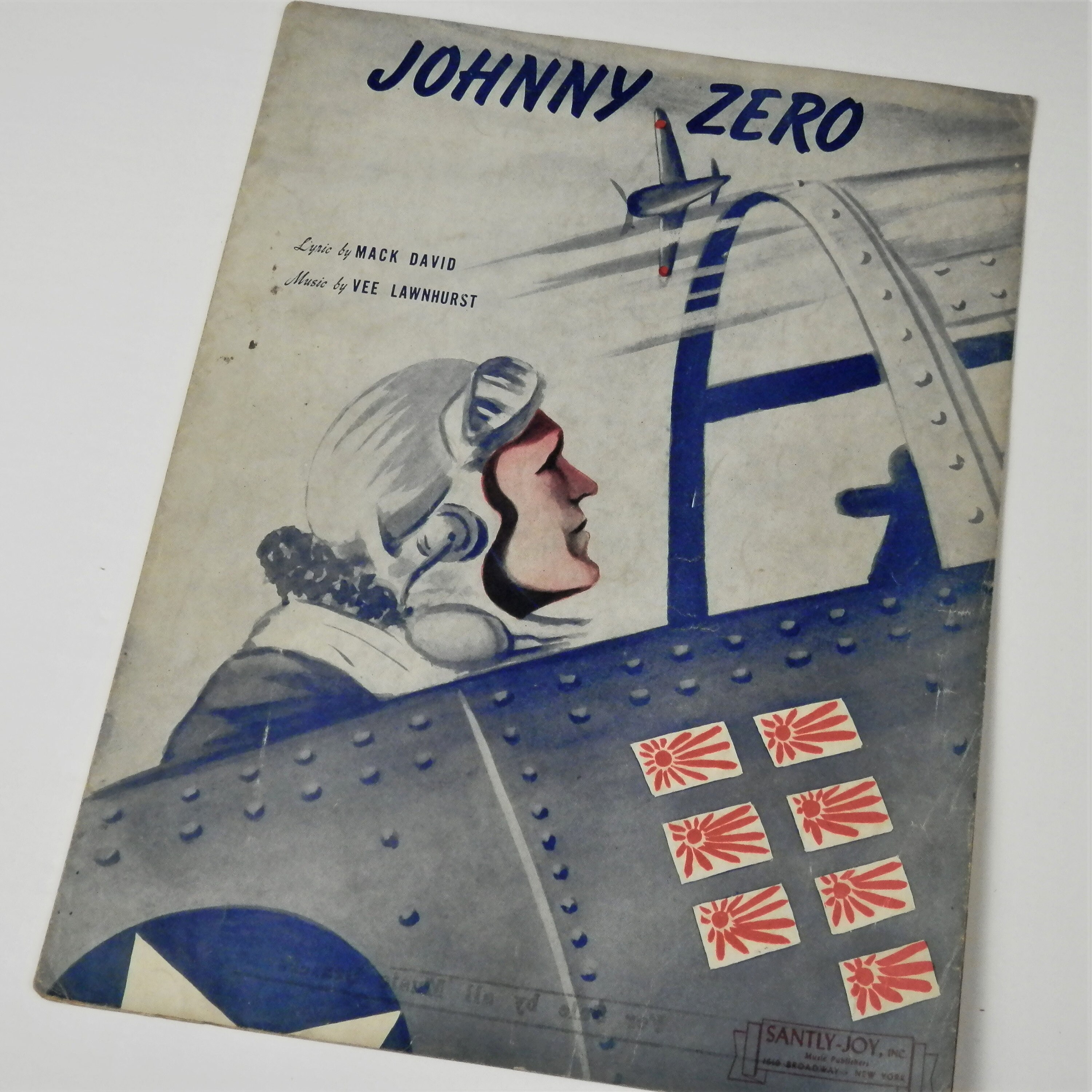 Johnny Zero, Vintage WWII Era Sheet Music for Piano and Voice, 1943 ...