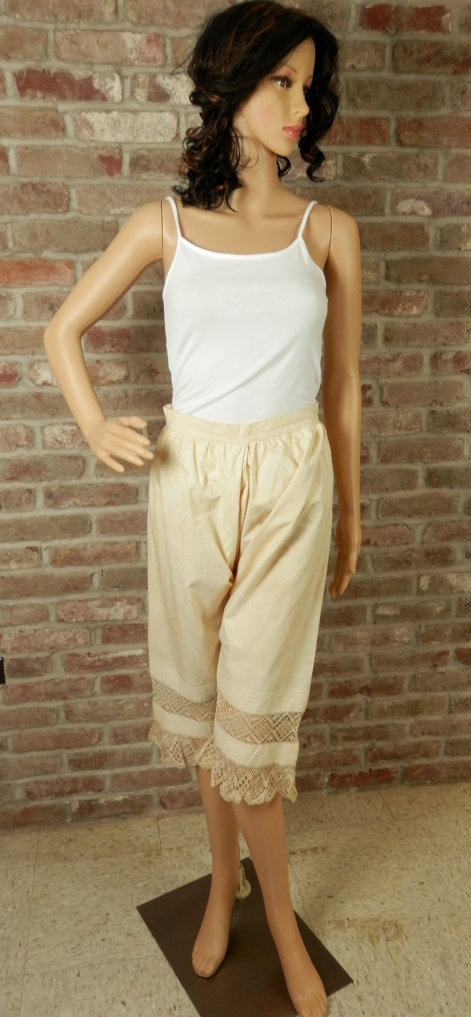 Antique Victorian Split Bloomers Beautiful Lace and - Etsy