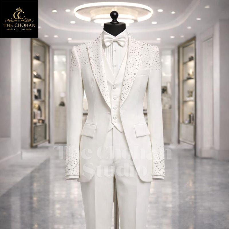 Crystal Tuxedo Jacket - Etsy