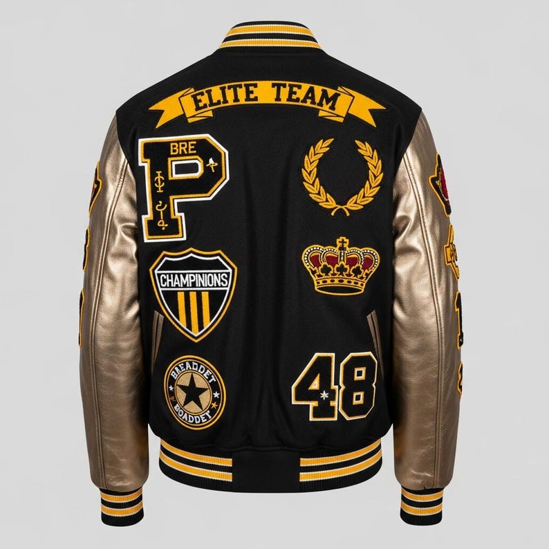 Personalized Varsity Jacket – Custom Letterman Jacket With Patches ...
