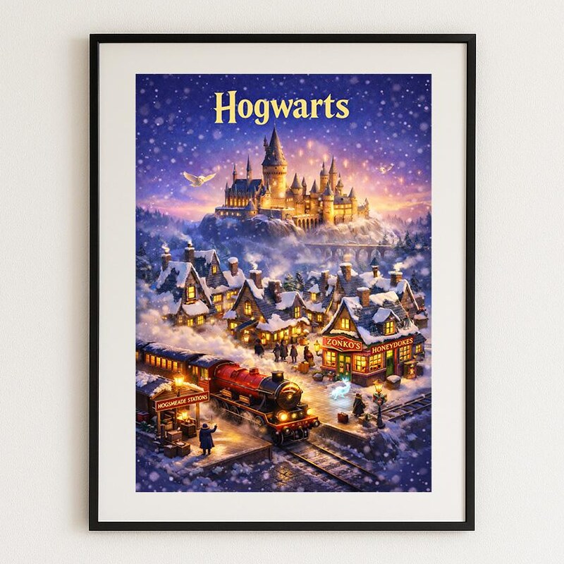 Hogsmeade Poster - Etsy
