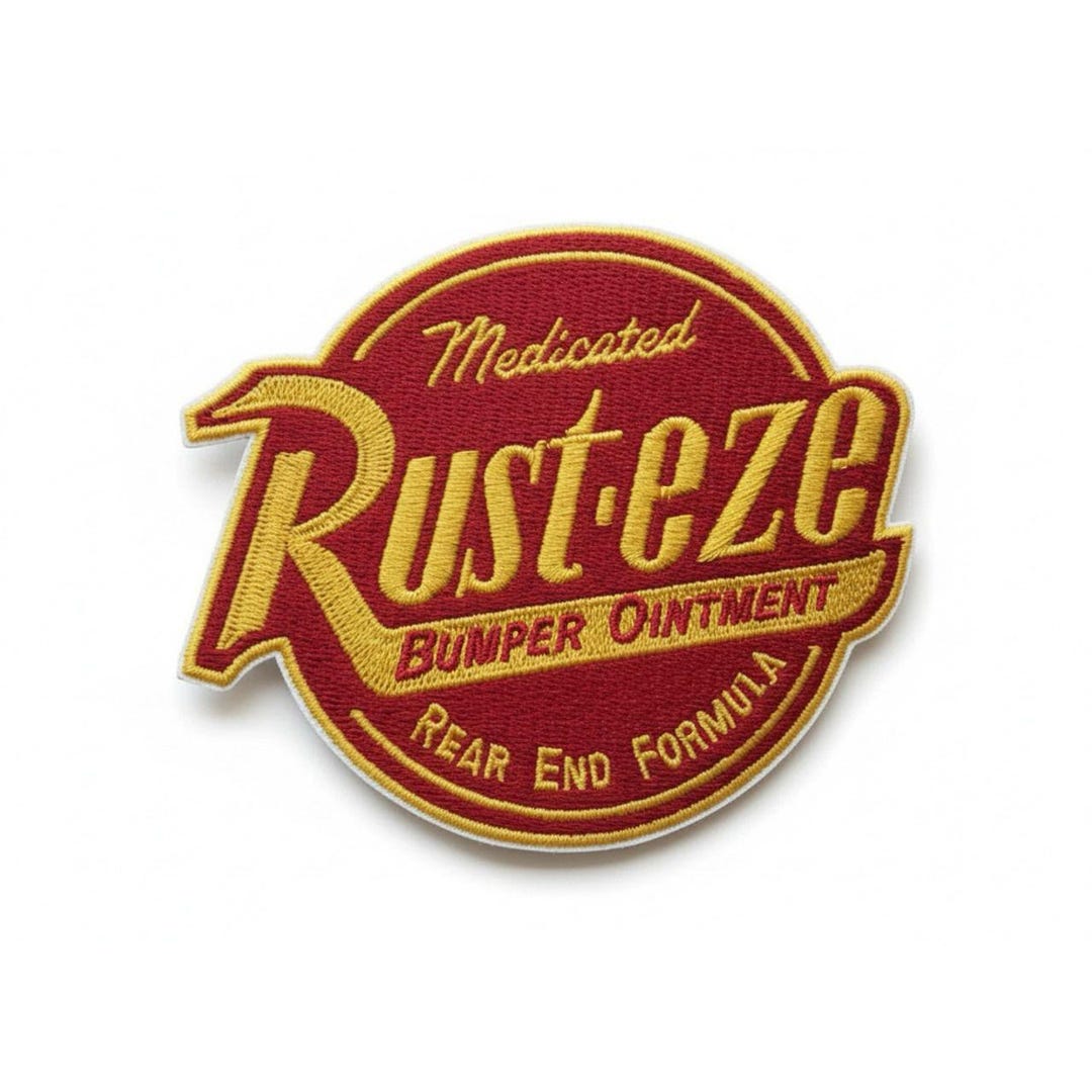 Rust-eze Embroidered Patch | Vintage Auto Logo - Etsy