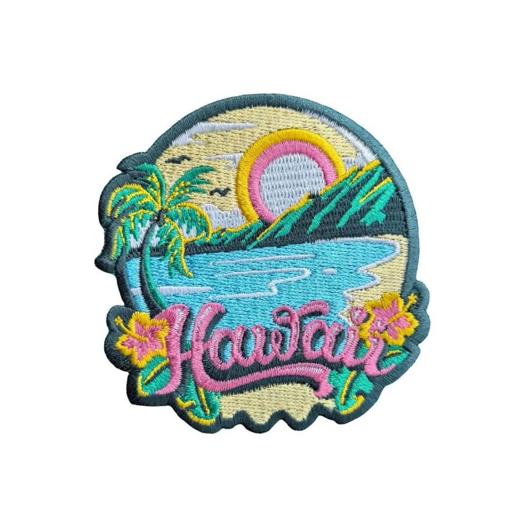 Hawaii Embroidered Patch | Tropical Island Patch - Etsy