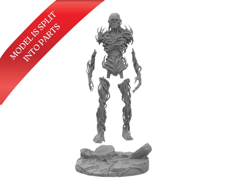Interdimensional Horror Villain STL File – Full Body Monster Statue ...