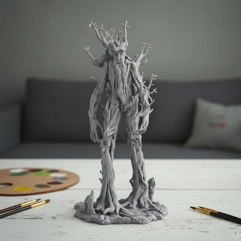 Treebeard STL File – LOTR Inspired Ent Guardian 3D Printable Model ...