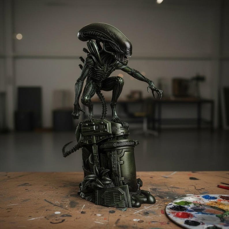 Xenomorph STL File – Alien Creature 3D Printable Model (digital ...