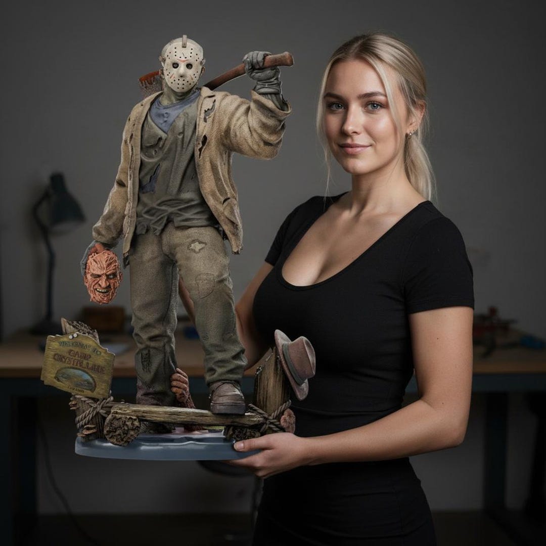 Masked Camp Slasher STL File – Iconic Horror Villain 3D Printable Model ...
