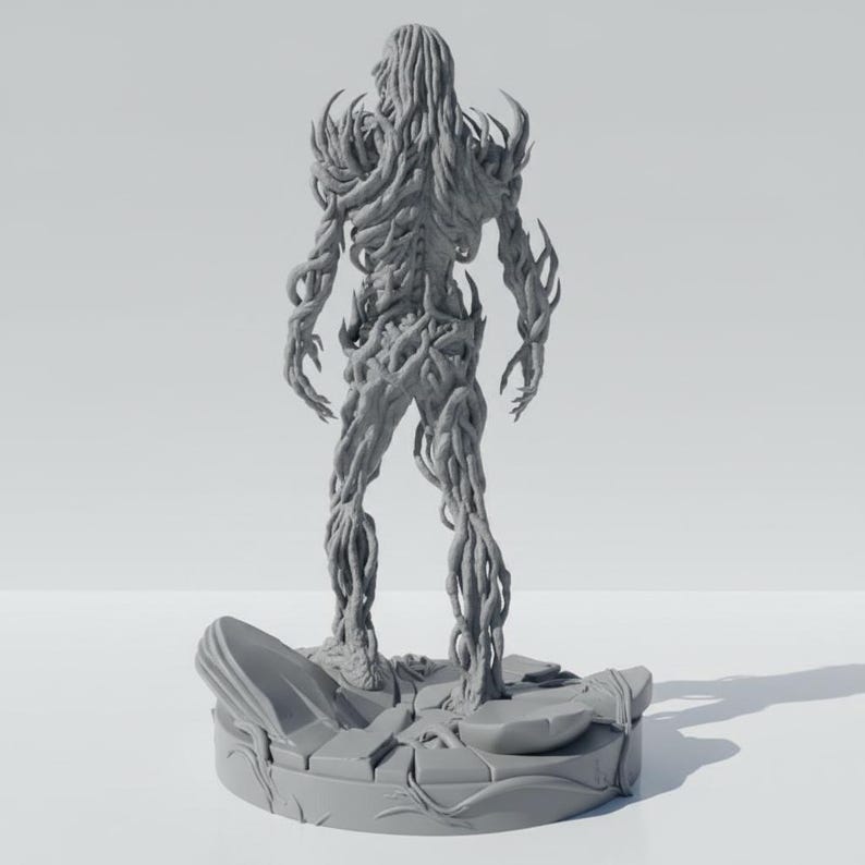 Interdimensional Horror Villain STL File – Full Body Monster Statue ...