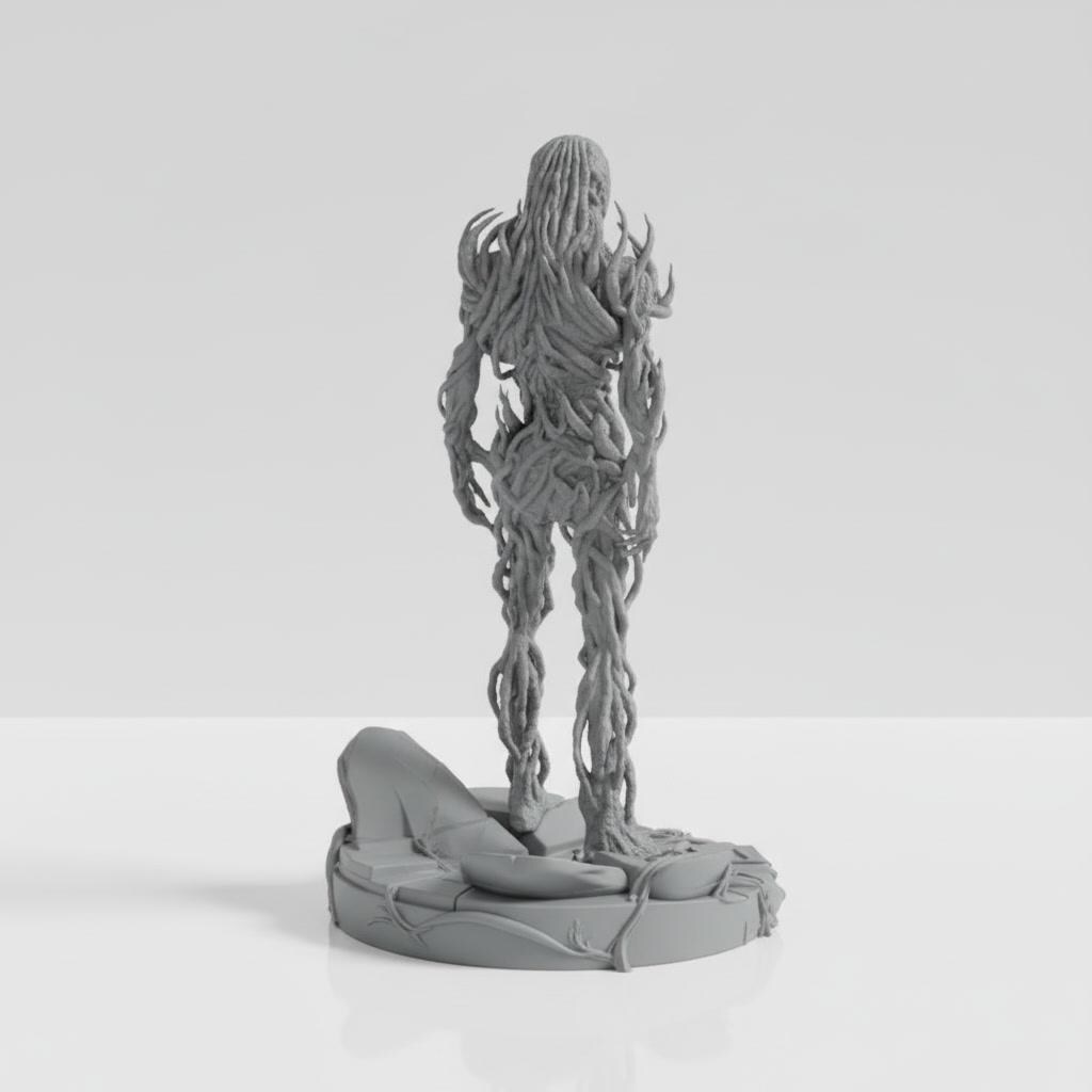 Interdimensional Horror Villain STL File – Full Body Monster Statue ...