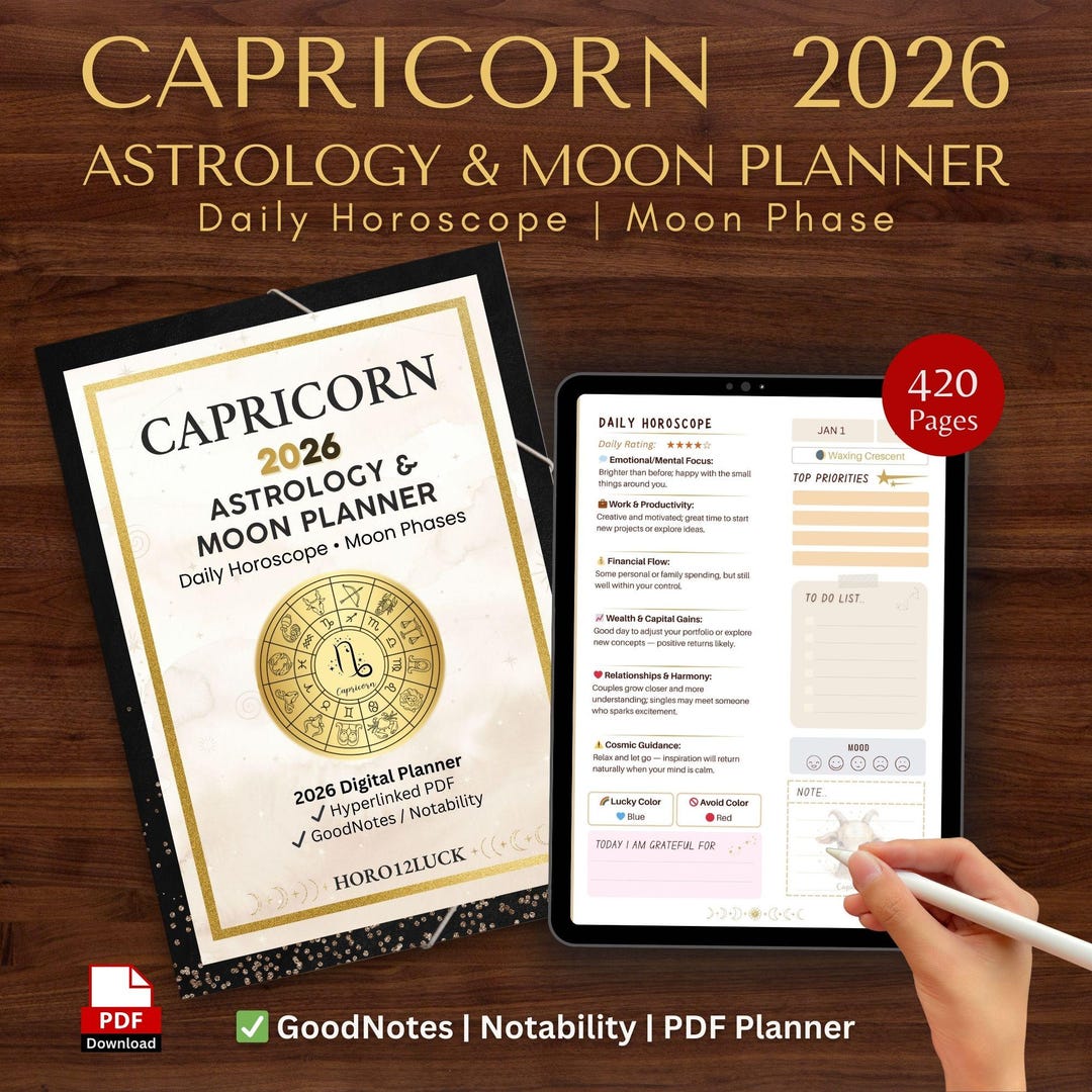 Aquarius 2026 Astrology Planner | Daily Horoscope & Moon Phases ...
