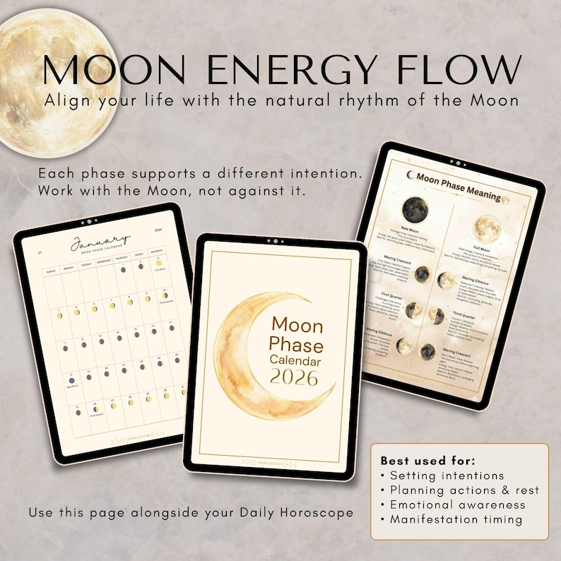 Gemini 2026 Astrology Planner | Daily Horoscope & Moon Phases (digital ...