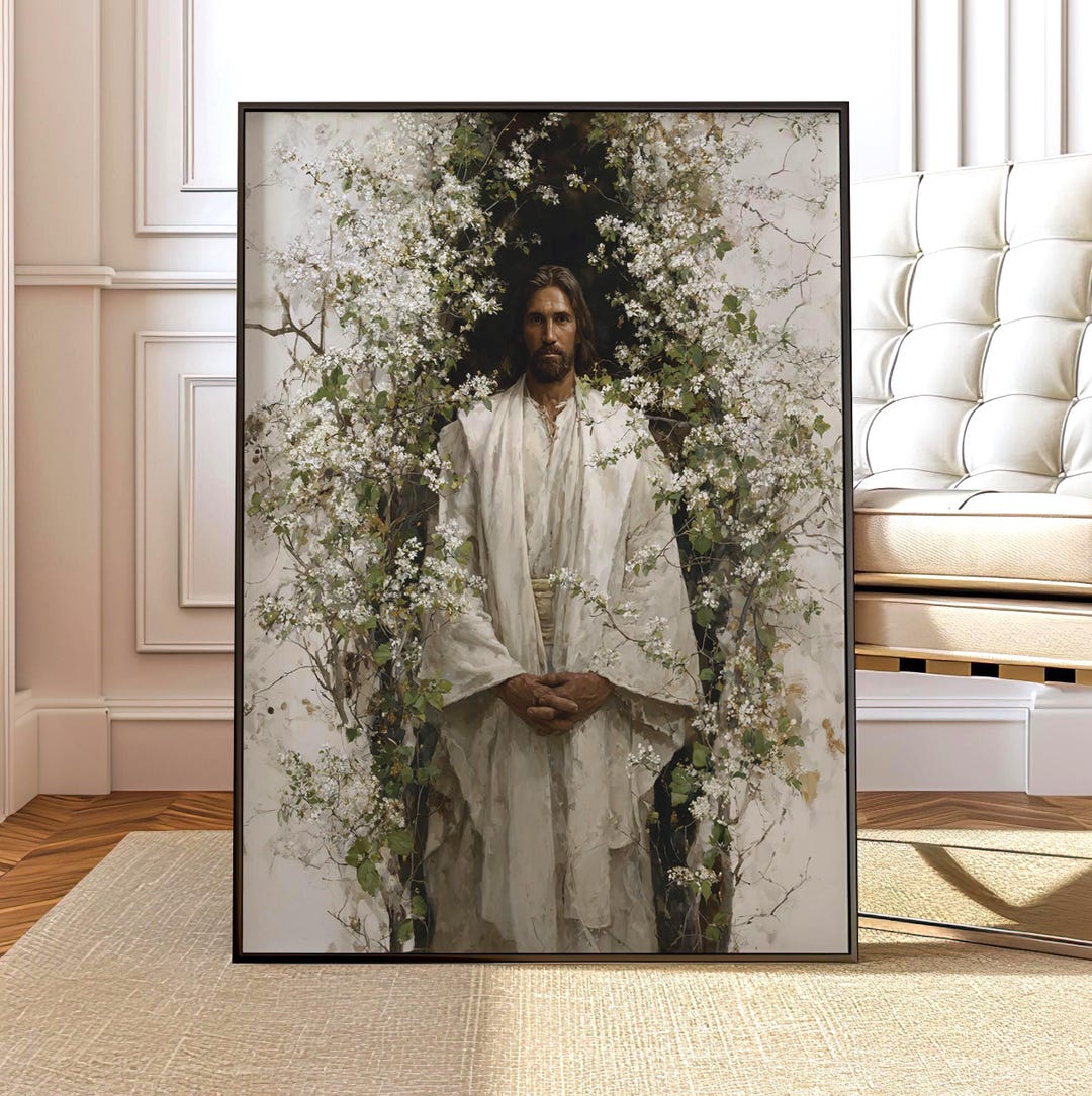 Jesus Easter Wall Art, Christian Wall Decor, Religious Easter Gift ...
