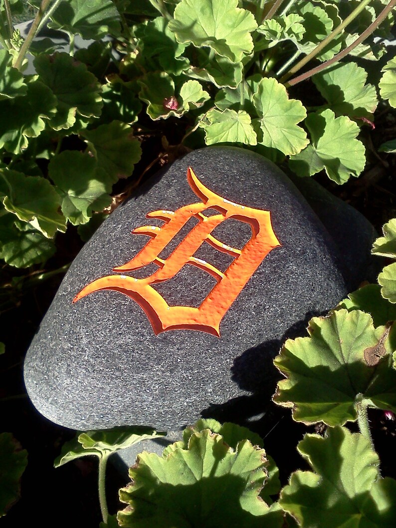 Garden Stone With Sports Team Logo - Etsy