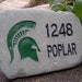 Engraved Address Stone With College Logo | Etsy