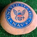 US Navy Engraved Stone - Etsy