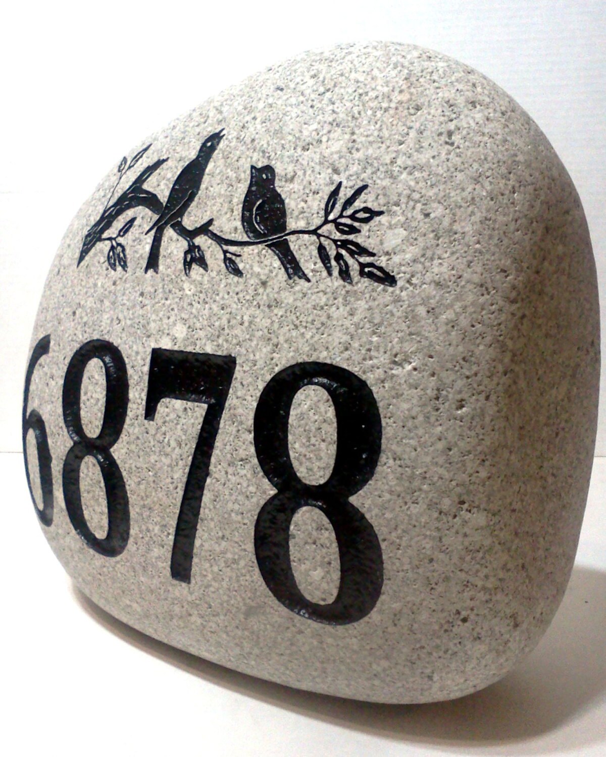 Engraved Address Stone - Etsy