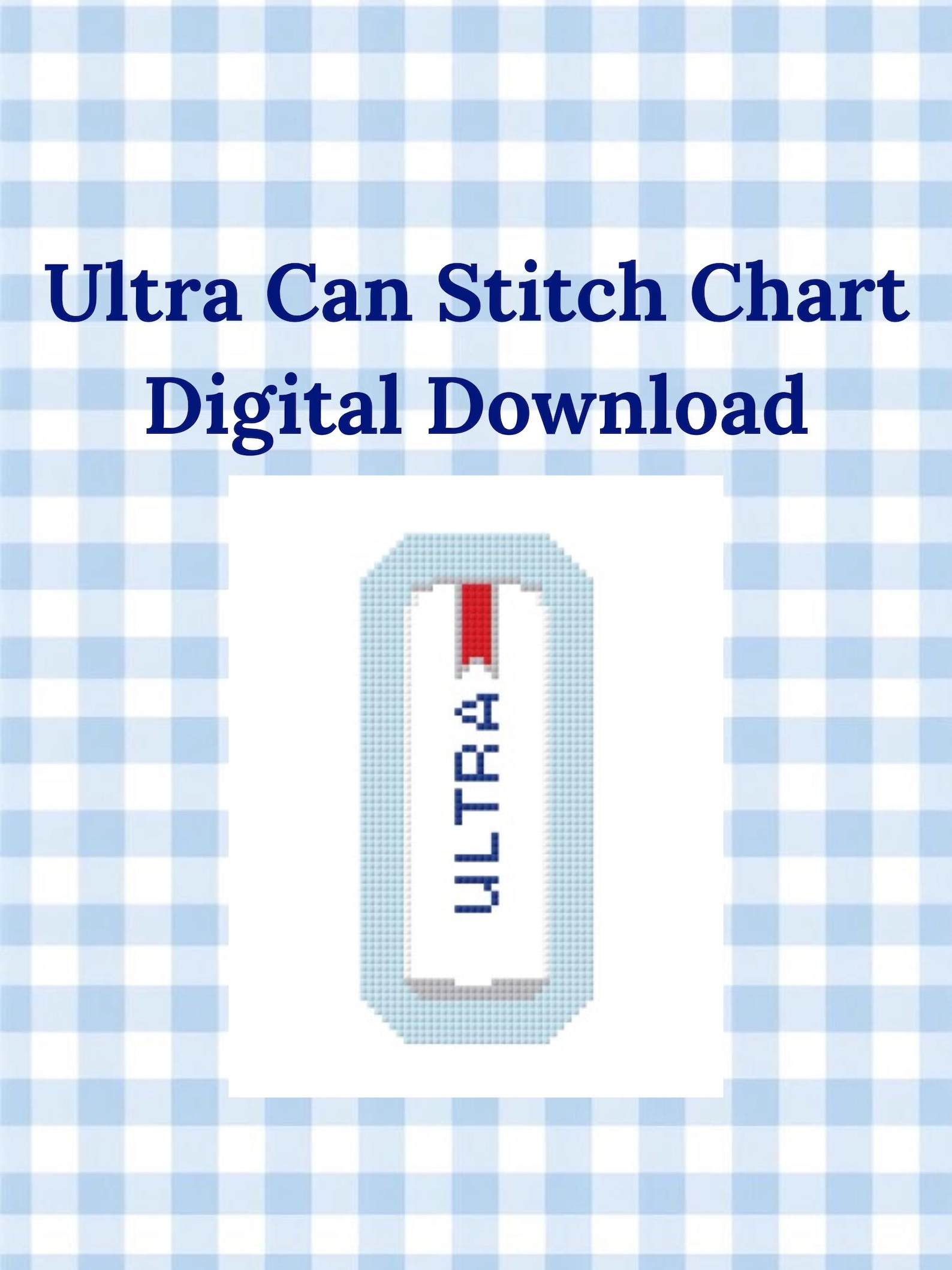 Ultra Can Stitch Chart Digital Download | 13 Mesh - Etsy