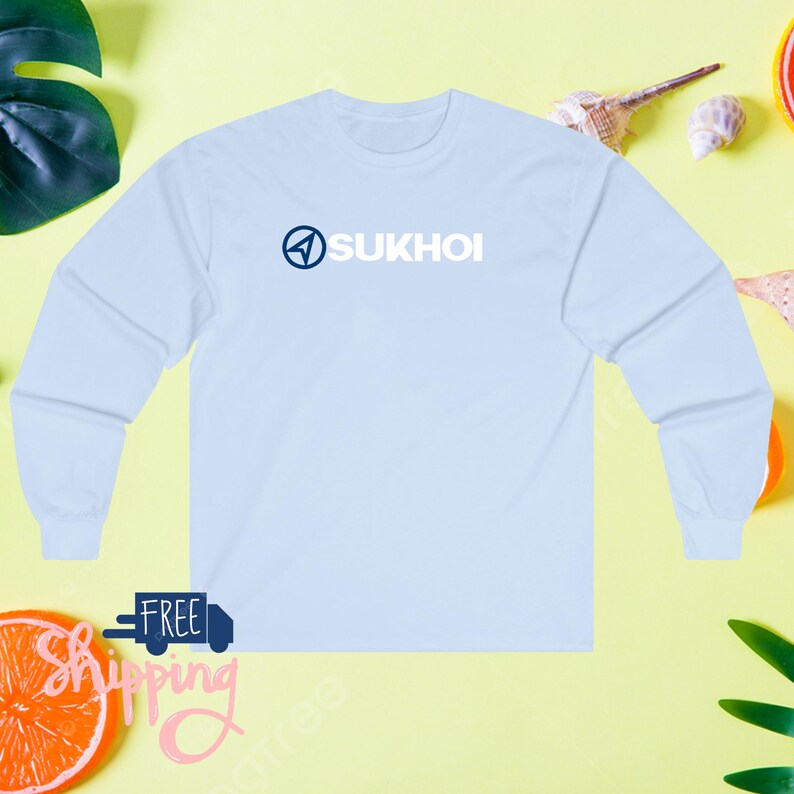 Sukhoi Russian Aircraft Aerospace Logo Funny New USA Men's T-shirt Tee ...