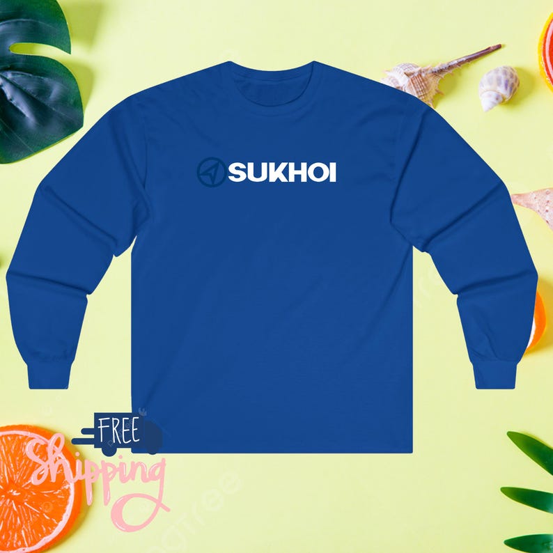 Sukhoi Russian Aircraft Aerospace Logo Funny New USA Men's T-shirt Tee ...