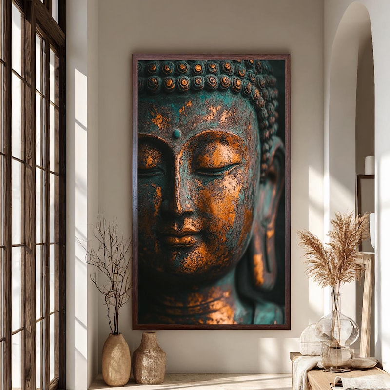 Large Buddha Wall Decor - Etsy