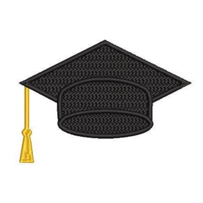 Graduation Cap Embroidery Design | Class of 2026 Embroidery File - Etsy