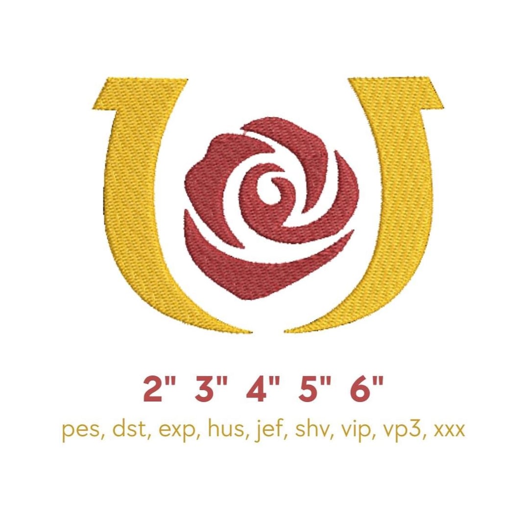 Kentucky Derby Rose Embroidery Design | Machine Embroidery File ...
