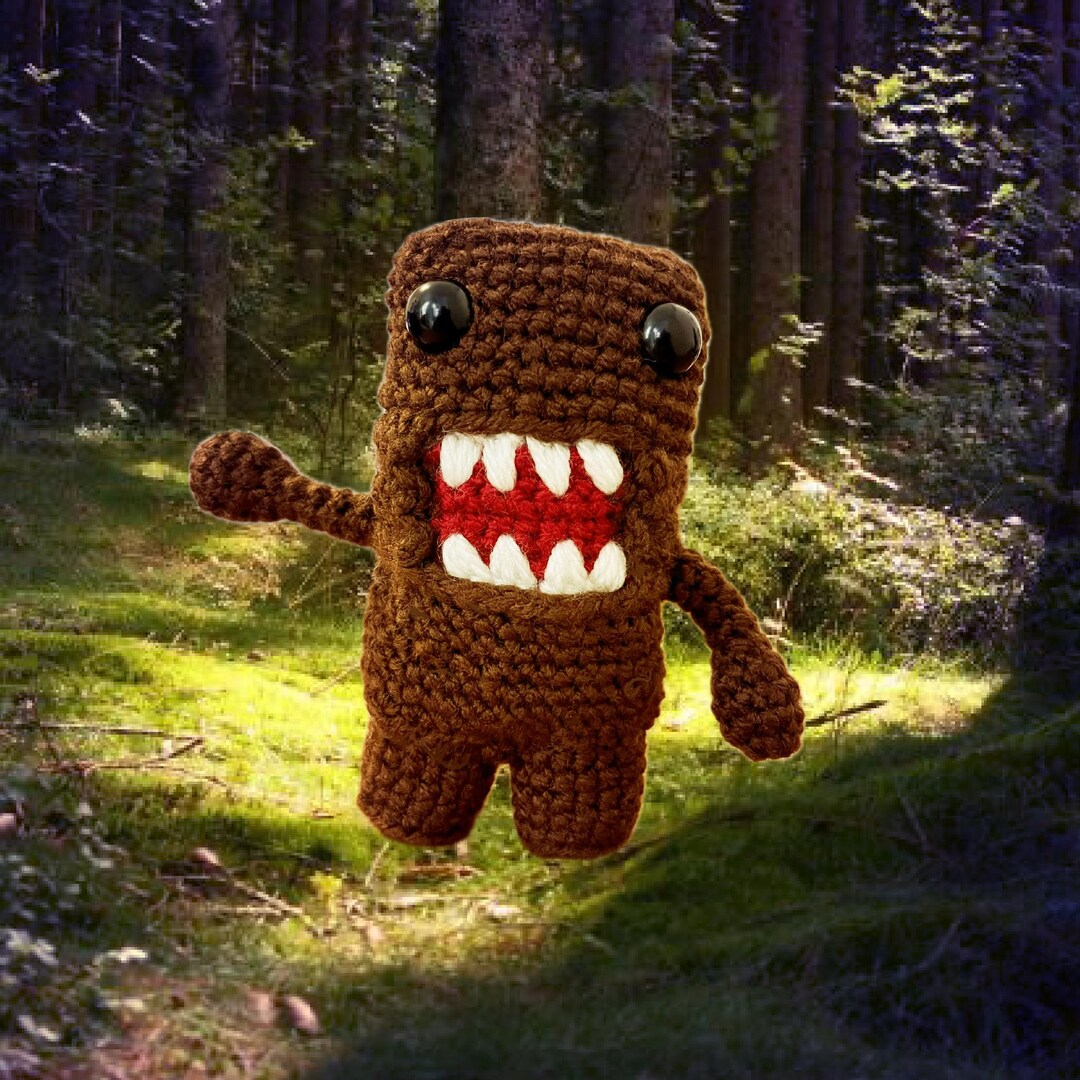 Domo Inspired Crochet Pattern | Amigurumi Monster Plushie (PDF Digital ...