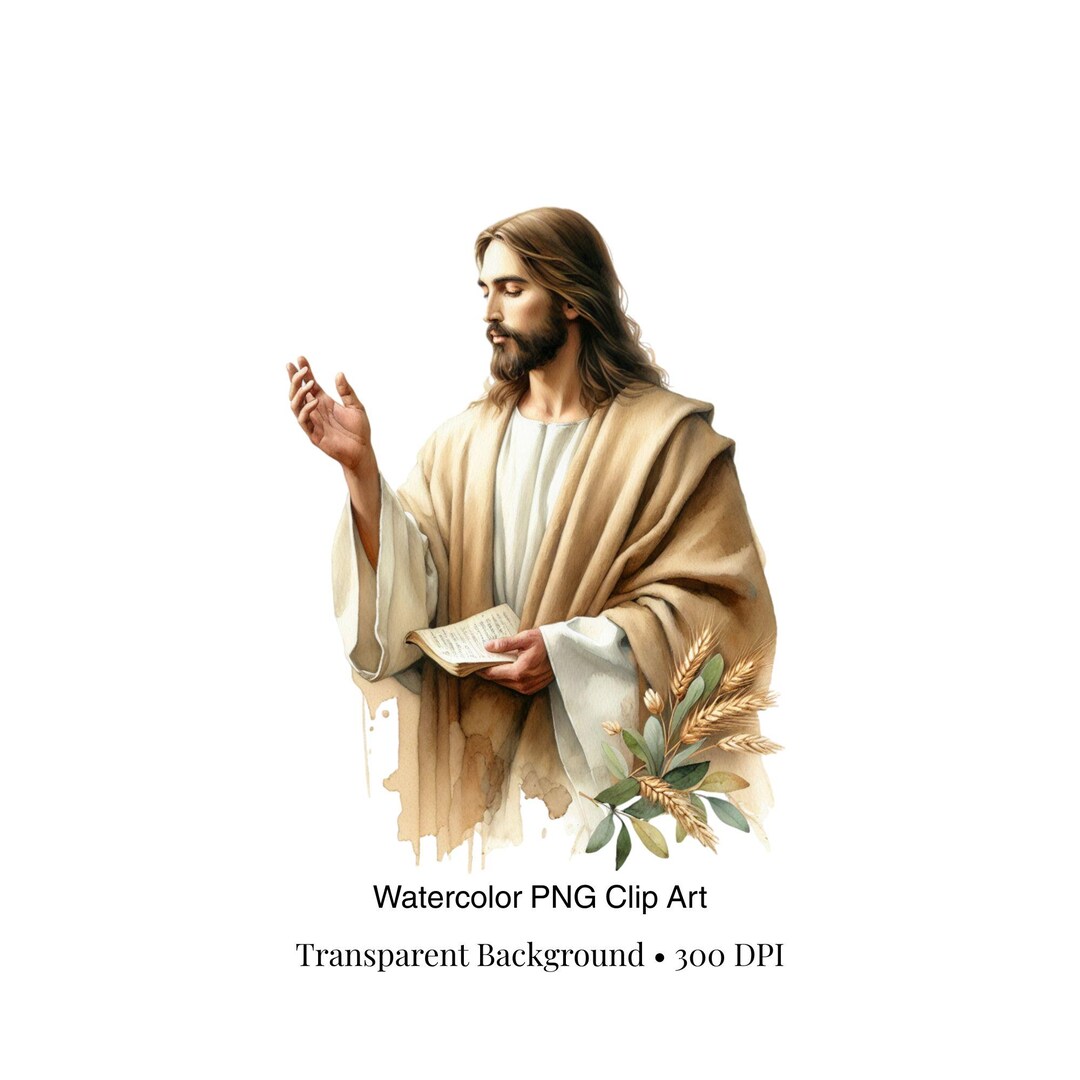 Jesus Teaching Clipart PNG | New Testament Character Clipart ...