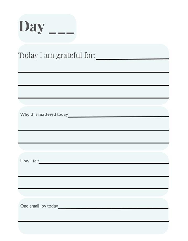30-day Gratitude Journal Printable – Soft Neutral Edition | Faith-based ...