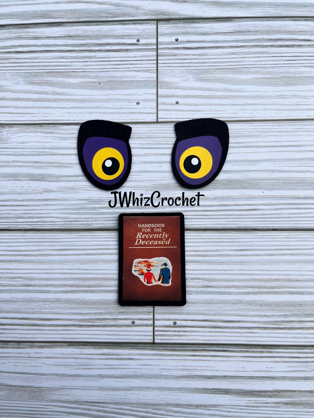 Felt Beetlejuice Eyes, Ghost With the Most Eyes, 2 Inch Beetlejuice ...