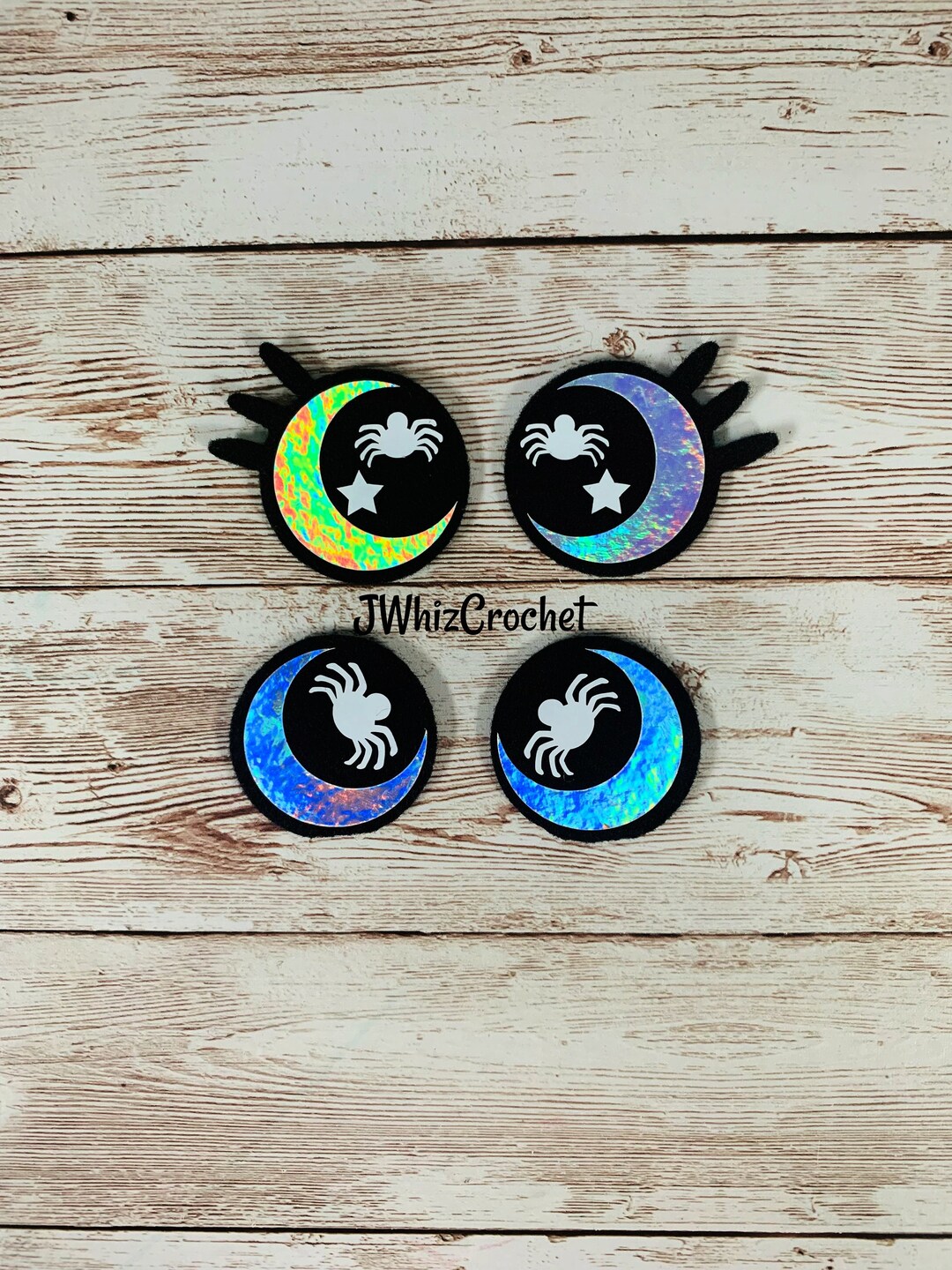 5 Sets Spider Felt Eyes, 1 Inch Eyes, 1.5 Inch Eyes, 38mm Eyes, Felt ...