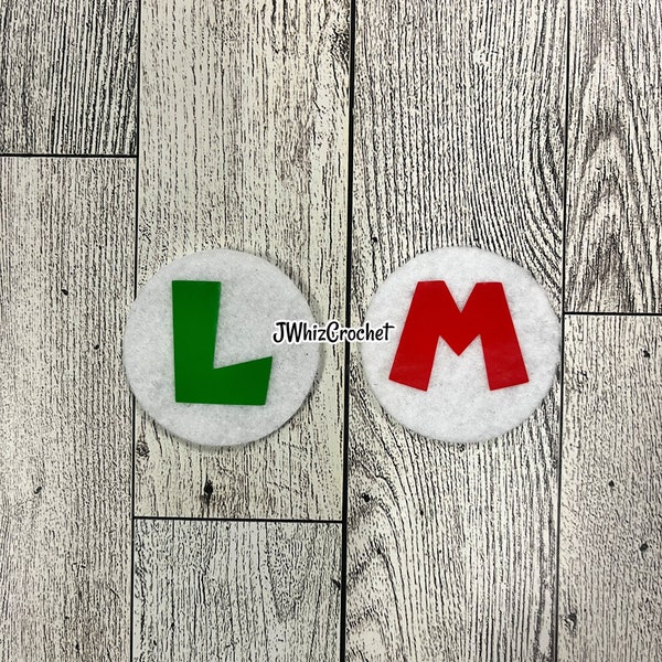 Mario M Hat Patch - Etsy