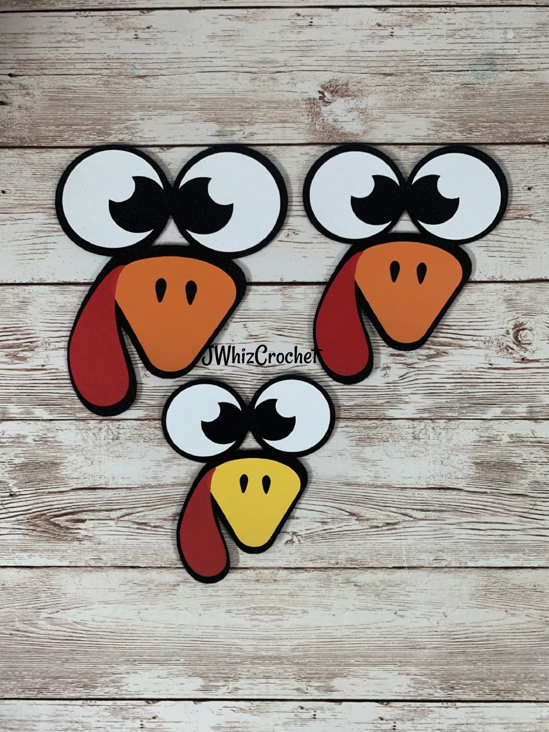 Felt Turkey Face, Turkey Mouth, Turkey Nose, Felt Mouth, Felt Nose ...