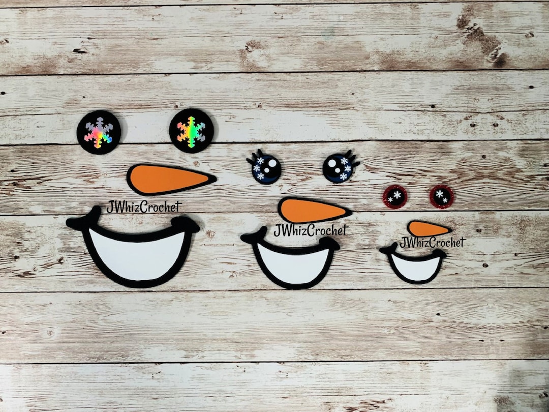Felt Snowman Face, Snowman Mouth, Carrot Nose, Felt Mouth, Felt Nose ...