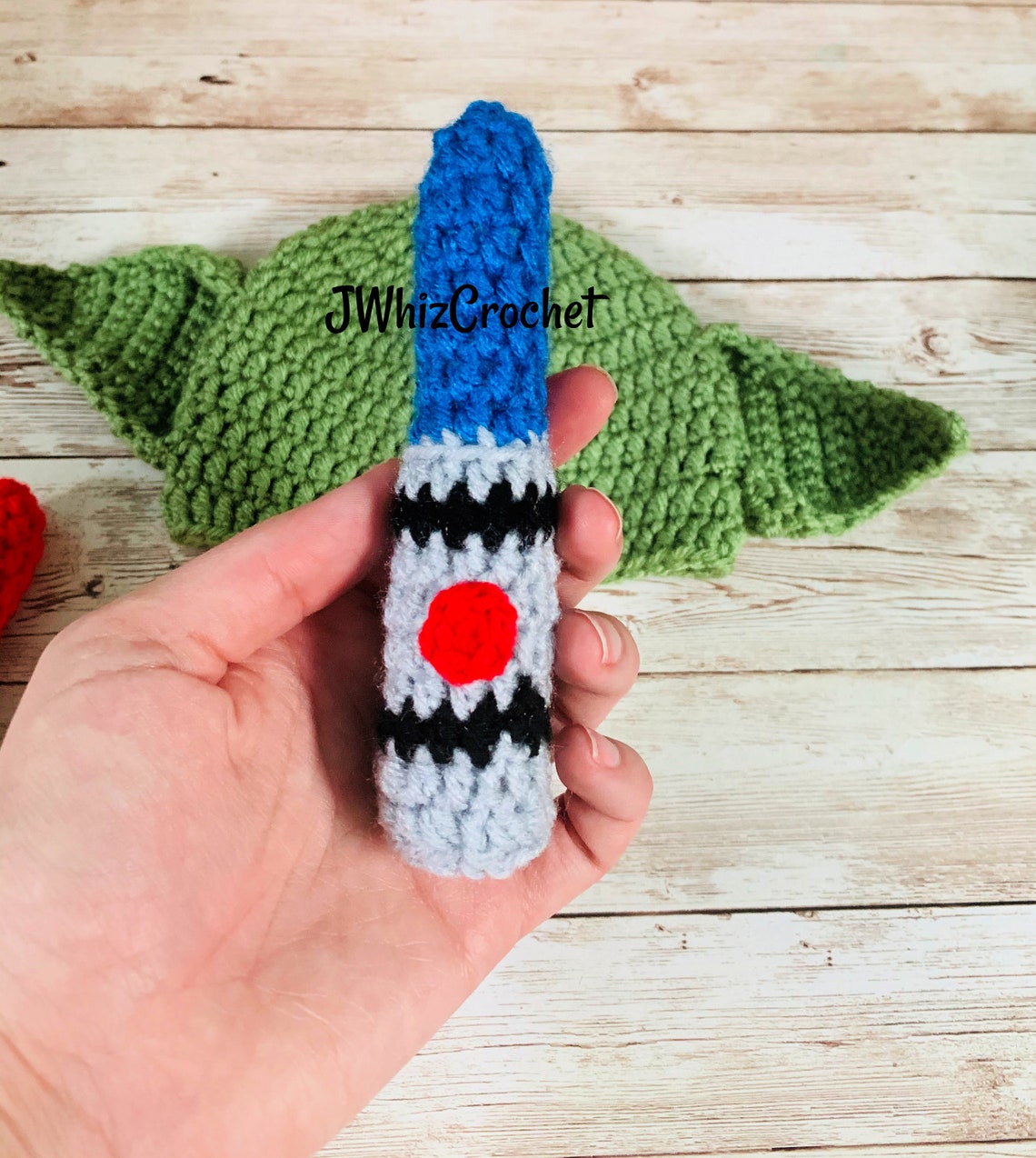 Crochet Lightsaber Baby Rattle Light Saber Baby Rattle The | Etsy
