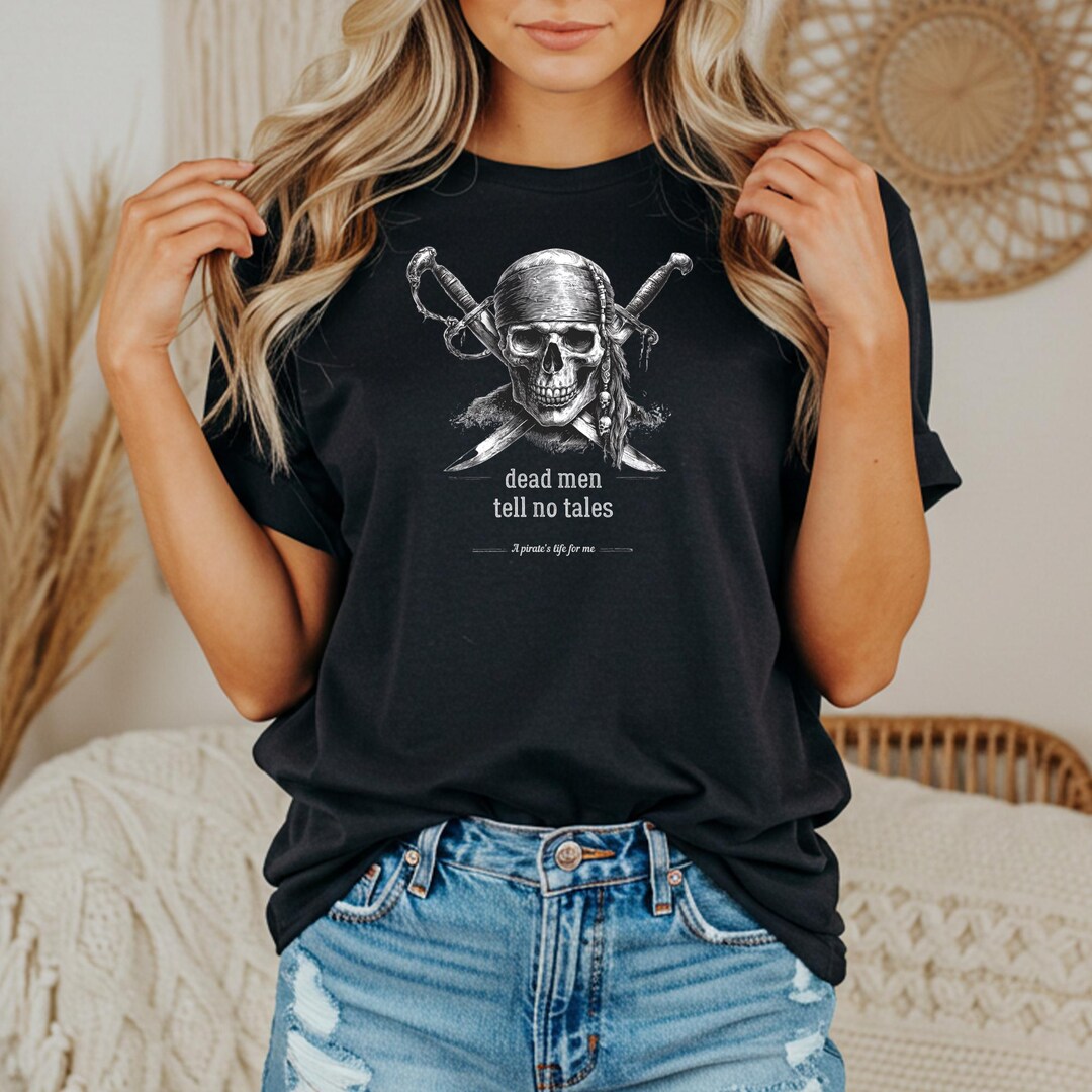 Vintage 90s Pirates of the Caribbean Comfort Colors Tee, A Pirate Life ...