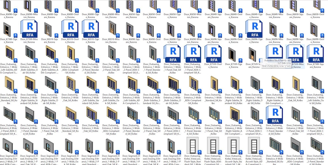 578 Revit Door Families – Ultimate Door Library (RFA) – BIM Doors ...