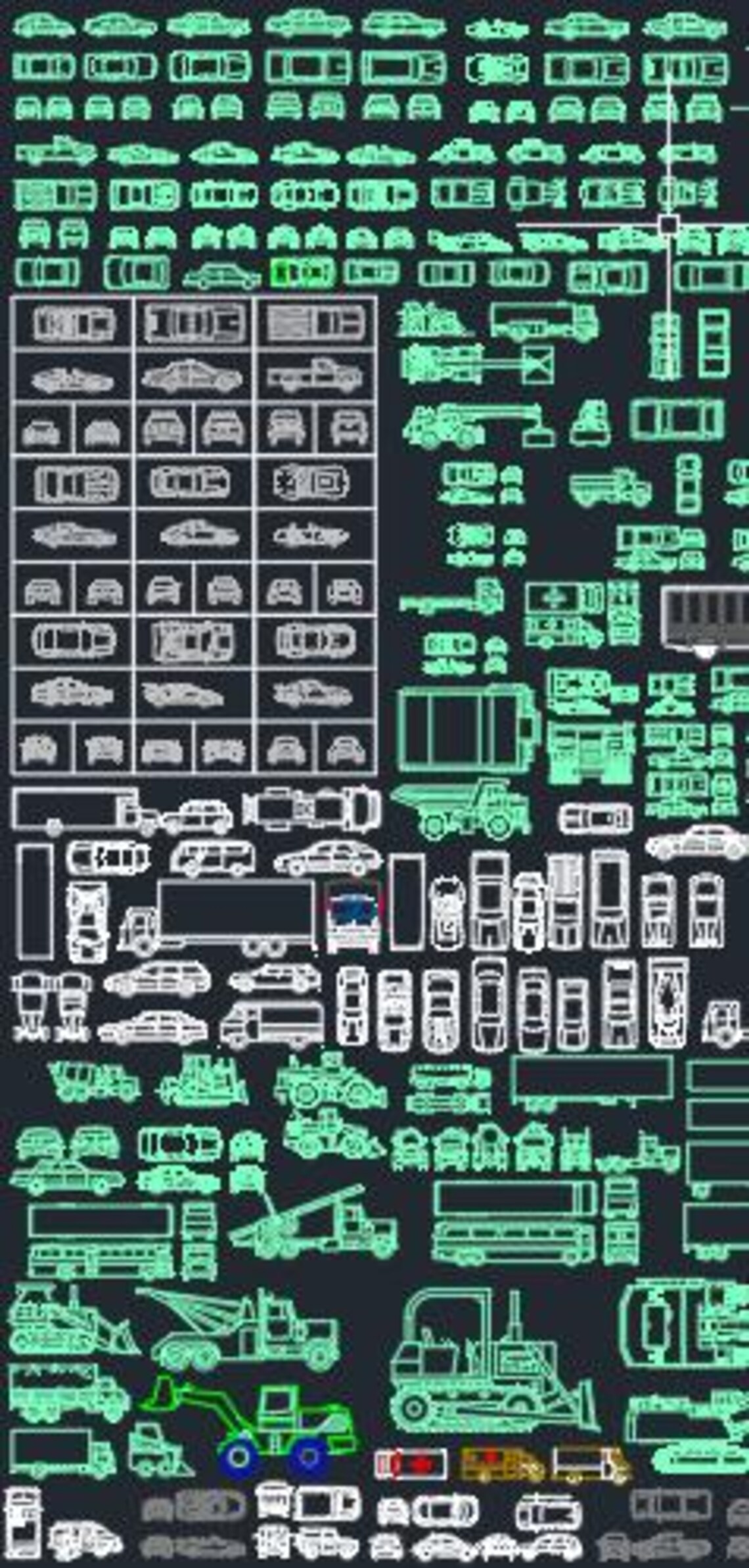 Transportation CAD Blocks | Vehicles, Cars, Buses & Trucks | Autocad ...