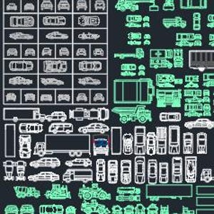 Transportation CAD Blocks | Vehicles, Cars, Buses & Trucks | Autocad ...