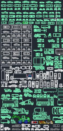 Transportation CAD Blocks | Vehicles, Cars, Buses & Trucks | Autocad ...
