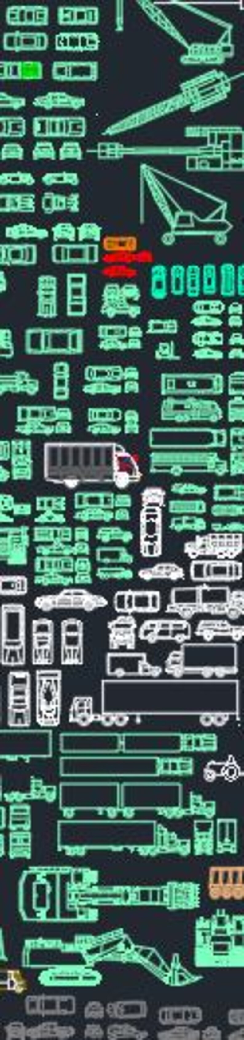 Transportation CAD Blocks | Vehicles, Cars, Buses & Trucks | Autocad ...