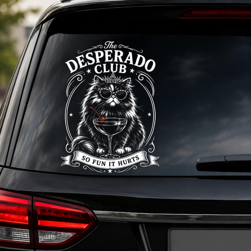 Desperado Club Car Decal - Etsy
