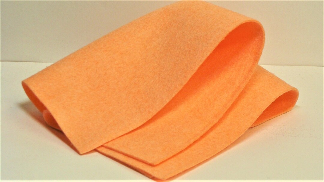 Wool Blend Felt Sheet GEORGIA PEACH Merino Wool Blend Felt National ...