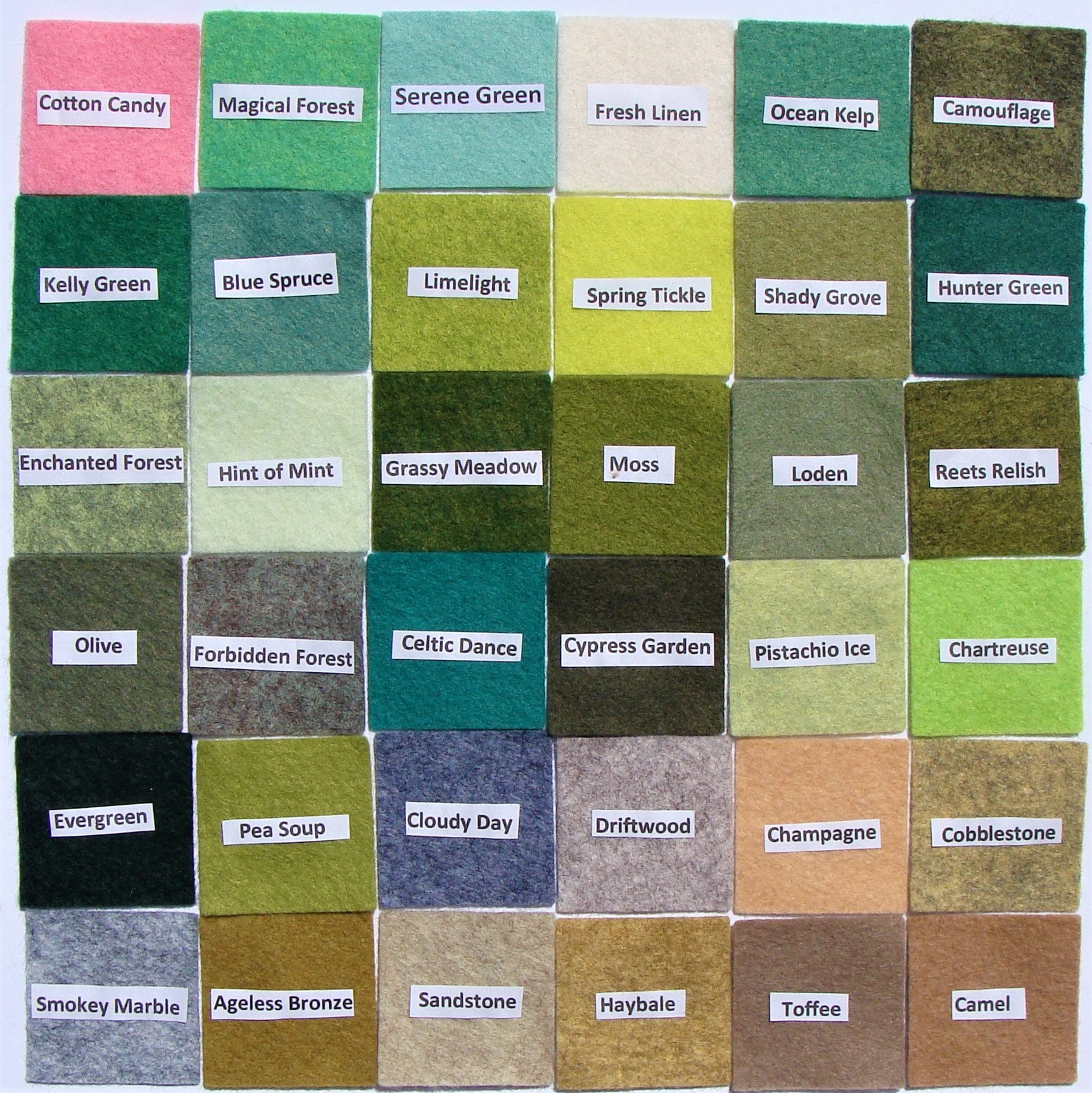 Die Cut Wool Blend Felt Tree: Applique Craft Supply (11x9.5") - Etsy