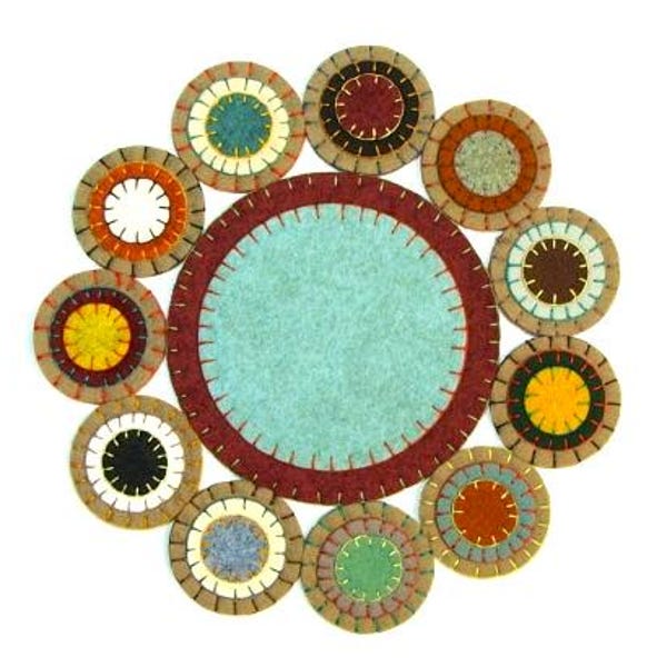 Penny Rug Kit - Etsy