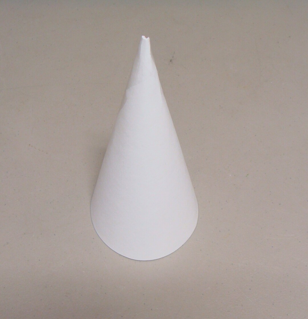 12 Die Cut Poster Board Flat Cone Shape Will Make 6 High Cones Die Cuts ...