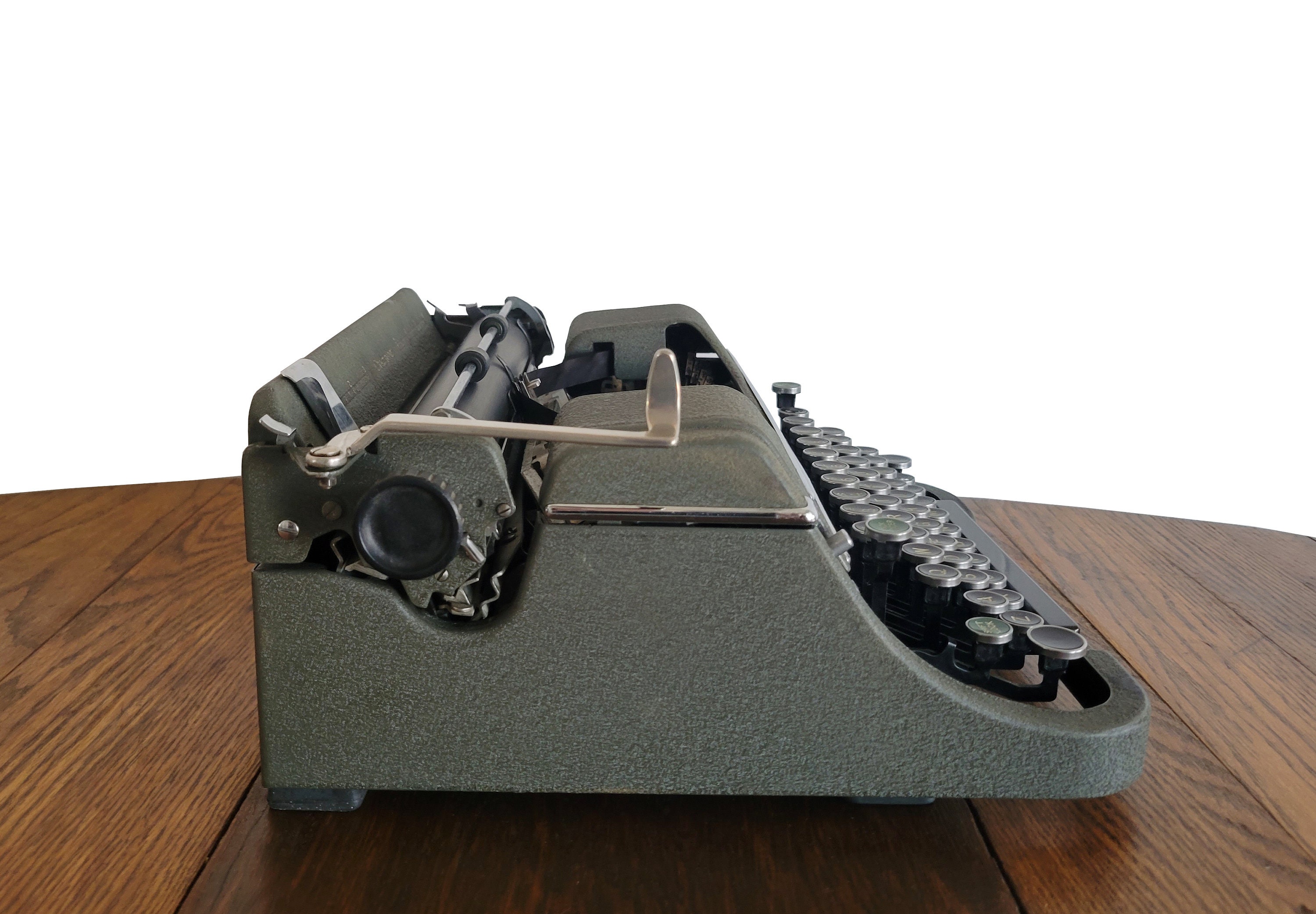 Vintage Typewriter Underwood Champion 1930s Typewriter Olive Green With ...