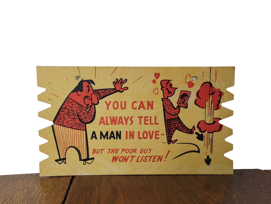 Vintage Humor Postcard 1950s Komic Kard Humor - Chipboard - Made in ...
